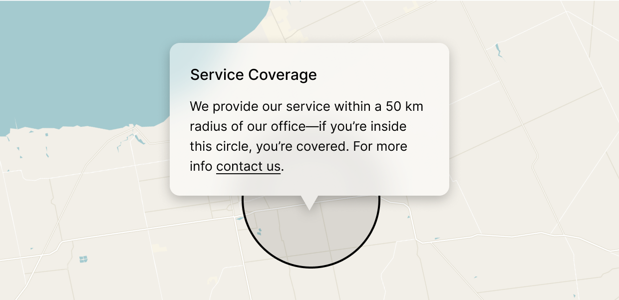 Create Custom Radius Maps and Draw Circles | Atlist